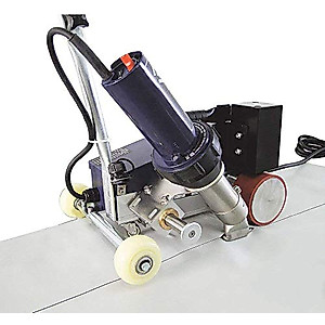 Weldy 220V RW3400 Automatic Hot Air Welder for Welding Roofing TPO PVC Membrane, 40mm Overlap Nozzle Hot Air Welder with Free 1600W Professional Hot Air Gun Tool