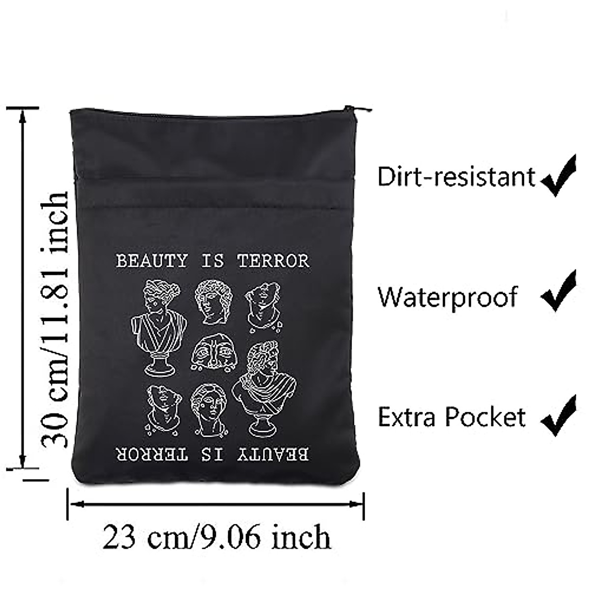 Dark Academia Bookish Gift Beauty is Terror Bookish Gift Aesthetic Bookish Literary Reader Gift (Terror-b)