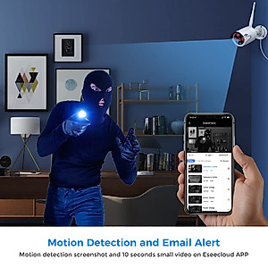 Hiseeu 2K Wireless Security Camera System, 10CH NVR Kit,8Pcs 3MP WiFi Surveillance Cameras for Home Indoor/Outdoor Use,Night Vision,Waterproof, Motion Detection, 3TB Hard Drive and DC Power Included