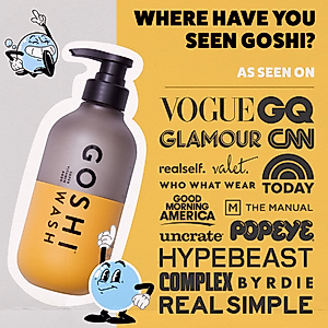 GOSHI Super Vitamin Body Wash 16 oz - pH-Balanced Moisturizing Body Wash for Men and Women - For All Skin Types