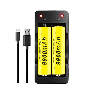 MAXIAEON LED Rechargeable Flashlight Set, Bright 8000 Lumens Tactical Flashlights High Lumens with 5 Modes, Waterproof Tactical Flashlights for Outdoor Emergency Camping Hiking