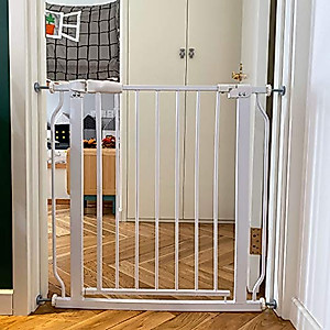 BalanceFrom Easy Walk-Thru Safety Gate for Doorways and Stairways with Auto-Close/Hold-Open Features