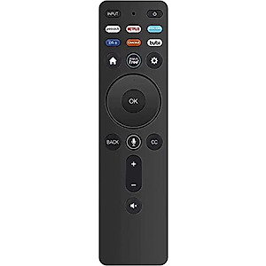 New Replacement IR Remote XRT260 Fit for All Vizio V-Series, M-Series 4K HDR Smart TV Without Voice Command with Netflix, PrimeVideo, DSY+, Tubi, Watchfree, Peacock, Crackle Buttons