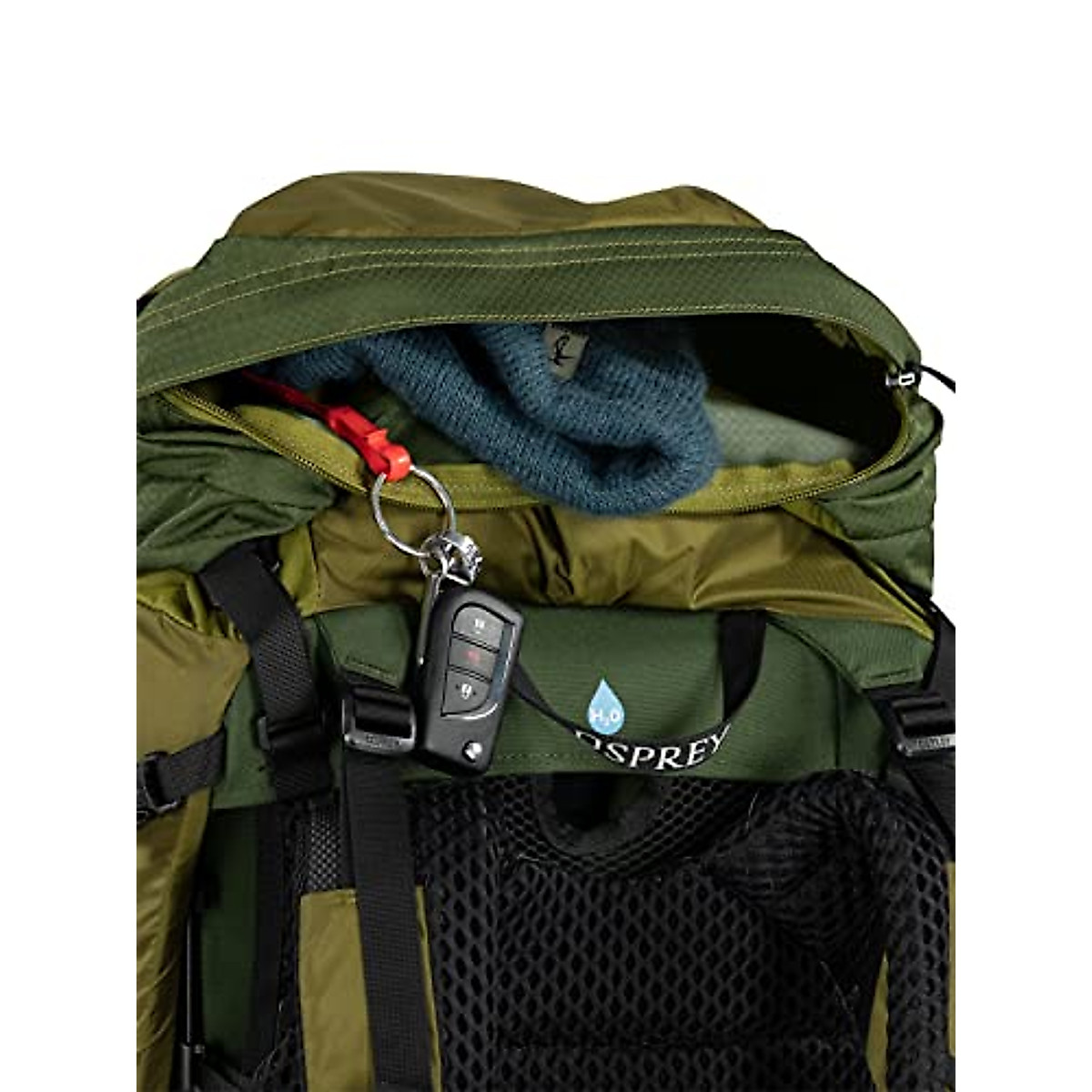 Osprey Atmos AG LT 50L Men's Backpacking Backpack, Night Shift/Scoria Blue, L/XL