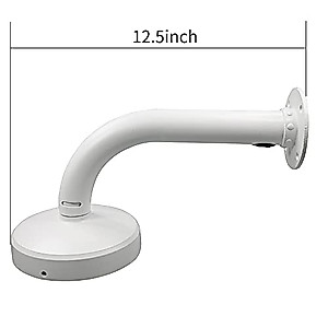 compcctv Security Camera Mount Bracket, Dome Camera Mount Universal Camera Wall Mounting Bracket for CCTV Security Camera/IP Camera, J Type (12.5 INCH)