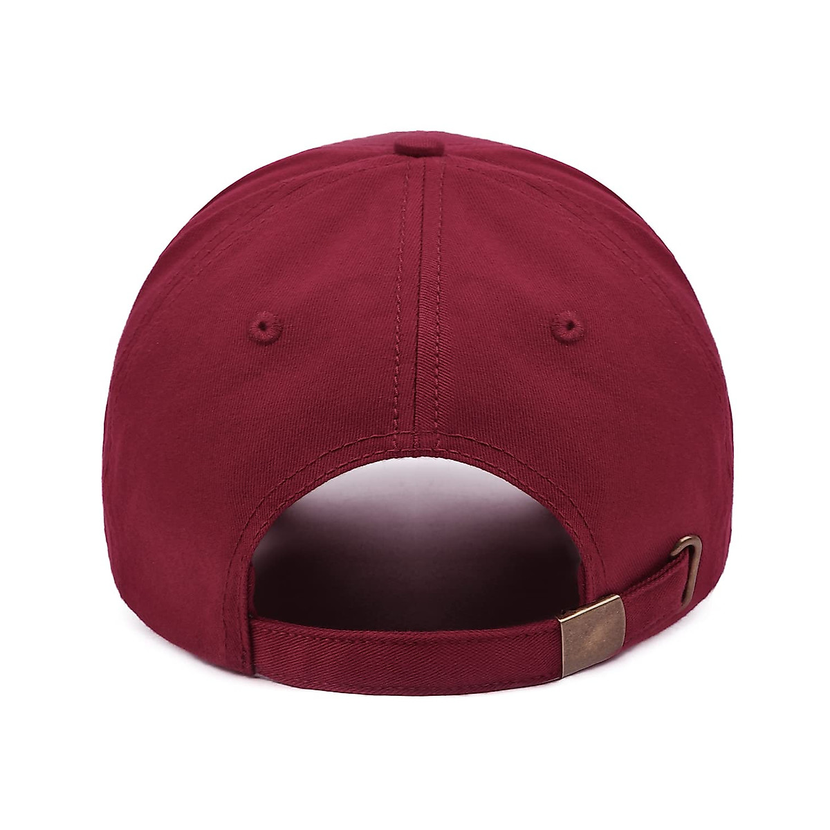 Zylioo XXL 100% Cotton Baseball Cap Hat,Oversized Structured Fitted Cap,Adjustable Size Dad Cap for Big Heads 60cm-65cm