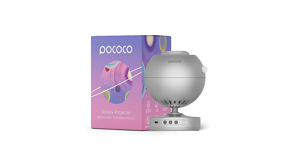 POCOCO Galaxy Projector + Moon & Stars - 16% Off Now!