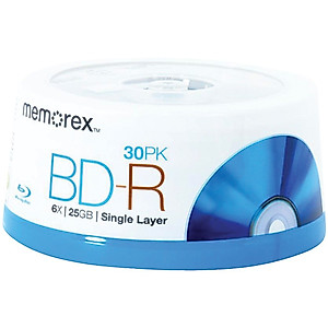 Memorex 25 GB 6x Blu-Ray Disc BD-Rs (30-ct Spindle)