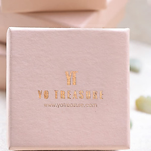 YoTreasure Healing Crystal Citrine & White Topaz 10kt Yellow Gold Engagement Ring