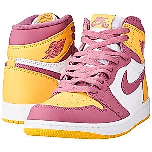 Nike Men's Basketball Shoes, University Gold Light Burgundy, 12