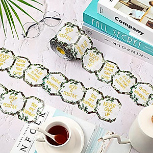 Panelee 68.9 Feet Eucalyptus Roll Bulletin Board Border Decor Eucalyptus Positive Sayings Inspirational Quotes Growth Mindset Motivational for Classroom Boards Wall Decor