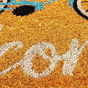 Juvale Natural Coir Doormat, Bicycle Welcome Mat (30 x 17 Inches)