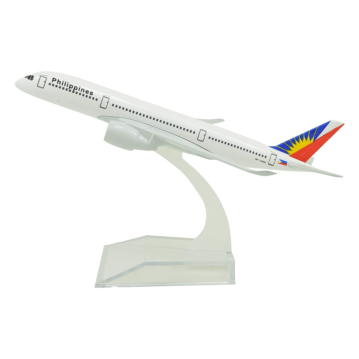 TANG DYNASTY(TM) 1:400 16cm Airbus A350 Philippine Airlines Metal Airplane Model Plane Toy Plane Model