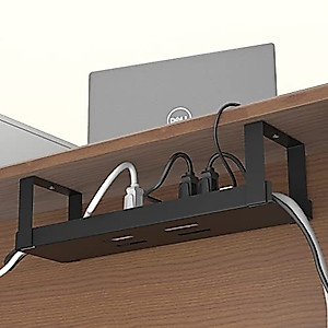 D-Line Under Desk Cable Management Tray, Cable Basket for Power Strips ...
