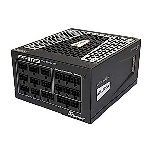 Seasonic PRIME 1000 Titanium SSR-1000TR 1000W 80+ Titanium ATX12V & EPS12V Full Modular 135mm FDB Fan Power On Self Tester 12 Year Warranty Power Supply