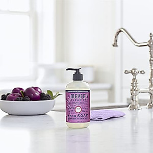 MRS. MEYER'S CLEAN DAY Liquid Hand Soap, Cruelty Free and Biodegradable Formula, Plum Berry Scent, 12.5 oz- Pack of 3