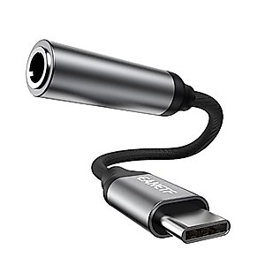 Eanetf USB C to 3.5mm Audio Adapter Type C Female Headphone Jack Adapter Hi-Res DAC Cable for Samsung S21 Note 20 Ultra S20 FE Sony XZ2 XZ3 Google Pixel 5 4 3XL