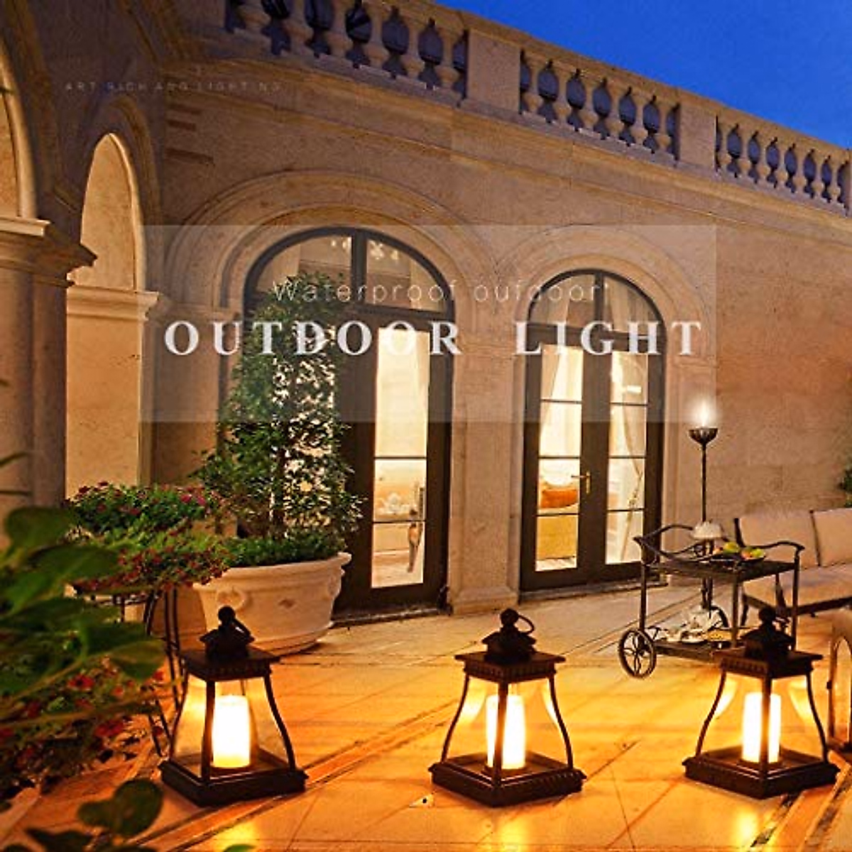 WYKDD Outdoor Lighting Pillar Lamp Lawn Floor Lamp Villa Wall Lamp Outdoor Waterproof Lamp Garden Landscape Lamp Garden Street Lamp Outdoor Lawn Lamp