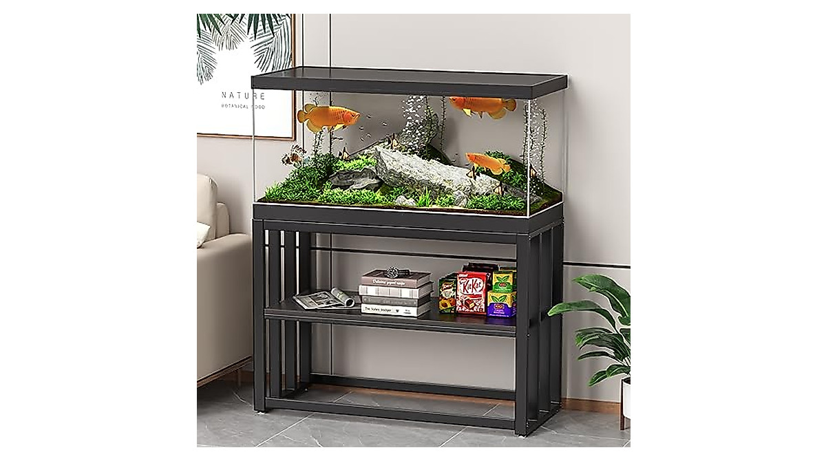 DeaTee Heavy Duty Fish Tank Stand for 40 Gallon Aquariums or Reptile Tanks