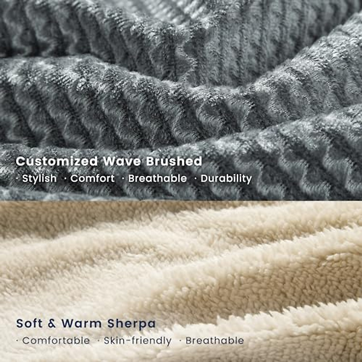 Miguel Dog Bed with Removable Cushion/Pillow for Medium Small Dogs, Washable Pet Bed with Side Easy to Wash Puppy Bed, Large Rectangle Cat Bed for Indoor Cat with Anti-Slip Bottom, Gray 30 Inch