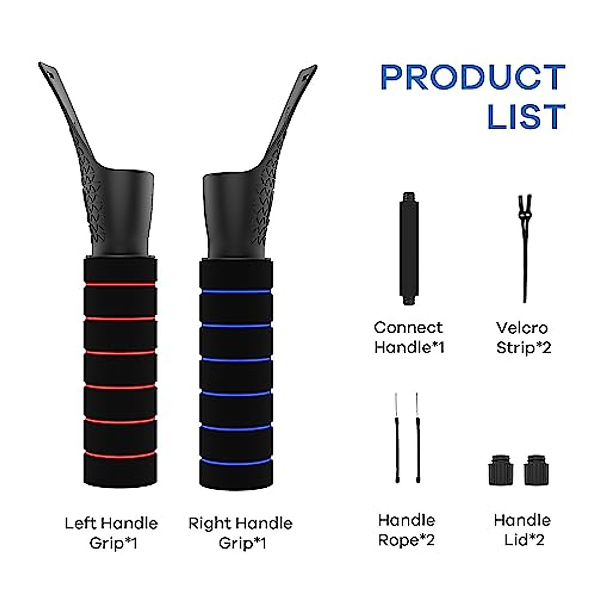 AMVR Gorilla Tag Long Arms Beat Saber Handles for Oculus Quest 2/Quest/Rift S, VR Controller Extension Grip Accessories 2 in 1 Sticks Attachment to Enhance VR Experience, Reinforcement with Tie Wraps