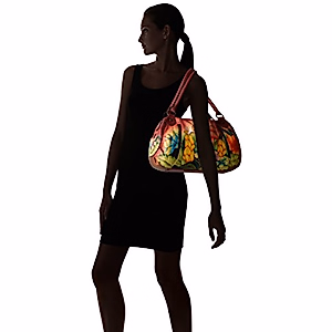 Anna by Anuschka womens 8064 Shoulder Handbag, Mediterranean Garden, One Size US