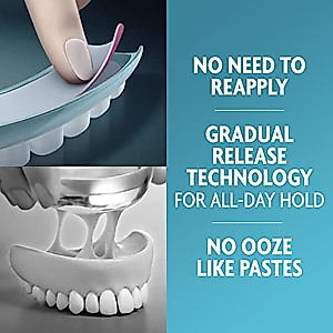 Sea-Bond Secure Denture Adhesive Seals, Original Uppers, Zinc-Free, All-Day-Hold, Mess-Free, 30 Count (Pack of 4)