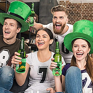 16 Pieces St. Patrick's Day Beer Coolers Sleeves Neoprene Can Insulated Covers for 12-Ounce Canned Beverages Bottle Drink in St. Patrick's Day Party Favors Decorations