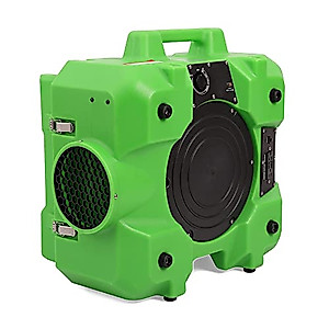 MOUNTO HEPA500 Commercial 500cfm Air Purifier Hepa Air Scrubber Negative Air Machine Roto-Molded (Green)