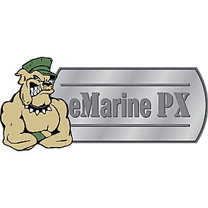 eMarinepx USMC Crew Neck Sweatshirt Military Green. Made in USA. Officially Licensed with the United States Marine Corps