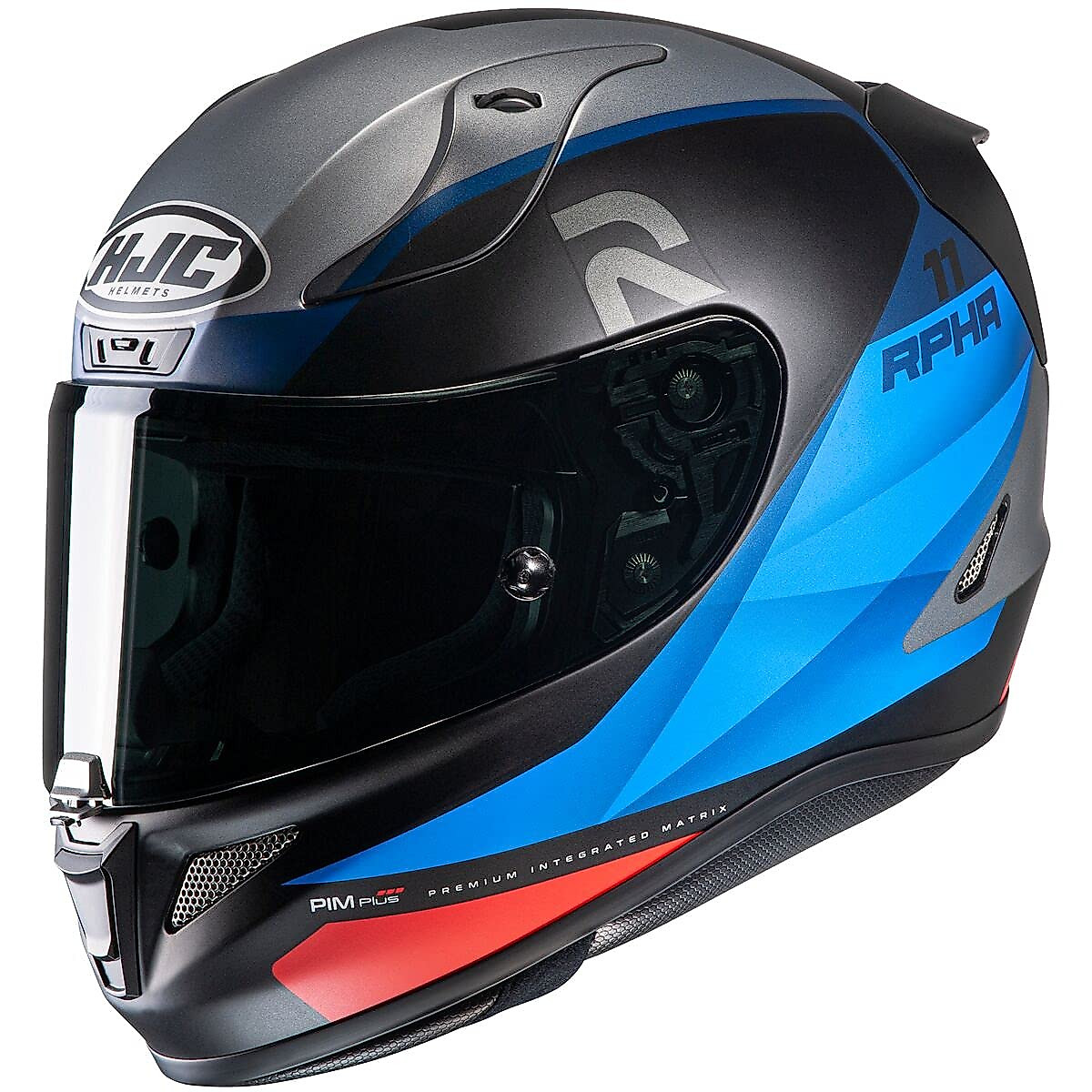 HJC RPHA 11 Pro Texen Helmet (Large) (Black/Blue/RED)