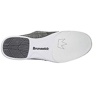 Brunswick Ladies Karma Bowling Shoes- Grey/White, 8.5