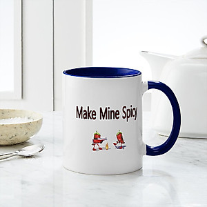 CafePress Make Mine Spicy Mug Ceramic Coffee Mug, Tea Cup 11 oz
