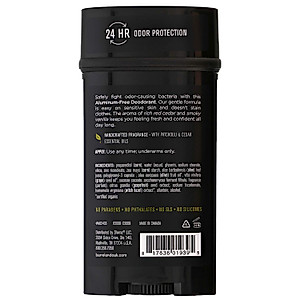 Barrel and Oak - Aluminum-Free Deodorant, Deodorant for Men, Essential Oil-Based Scent, 24-Hour Odor Protection, Cedarwood & Bourbon Aroma, Gentle on Sensitive Skin (Bourbon Cedar, 2.7 oz, 2-Pack)