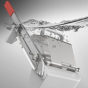 SCYMX Kitchen Tools Meat Slicing Machine Alloy+Stainless Steel Household Manual Thickness Adjustable Meat and Vegetables Slicer Gadget