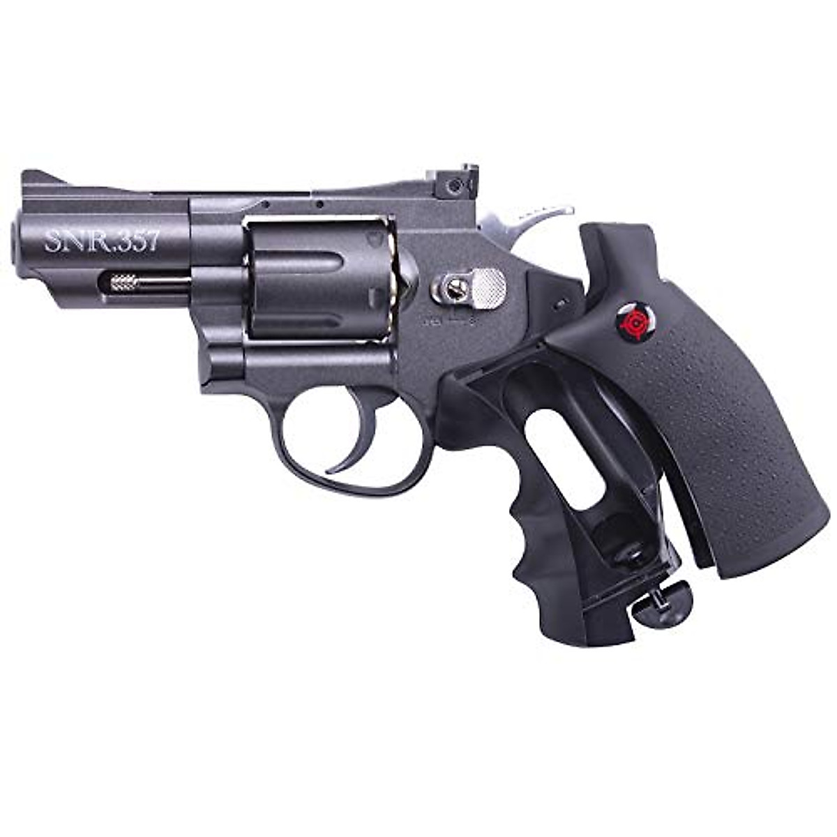 Crosman SNR357 Snub Nose .177-Caliber Pellet/ BB CO2-Powered Revolver