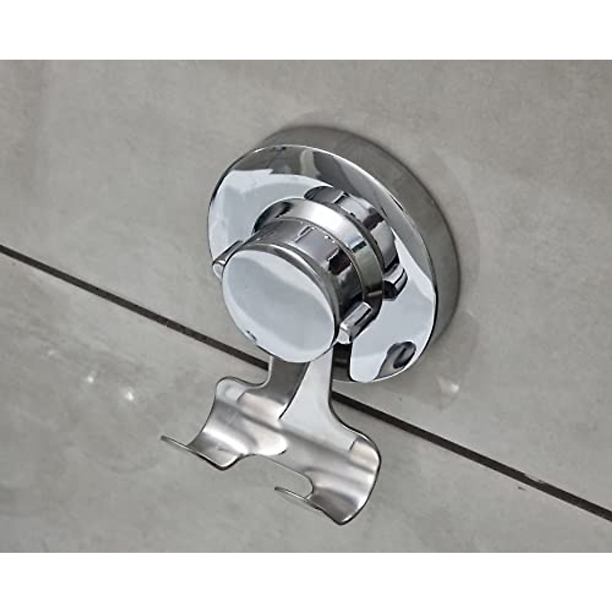 Suction Cup Hooks Razor Holder Powerful Vacuum Organizer for Towel, Razor, Coat, Bathrobe and Loofah 304 Stainless Steel Removable Hooks for Bathroom & Kitchen, Towel Hanger Storage (2 Pack)