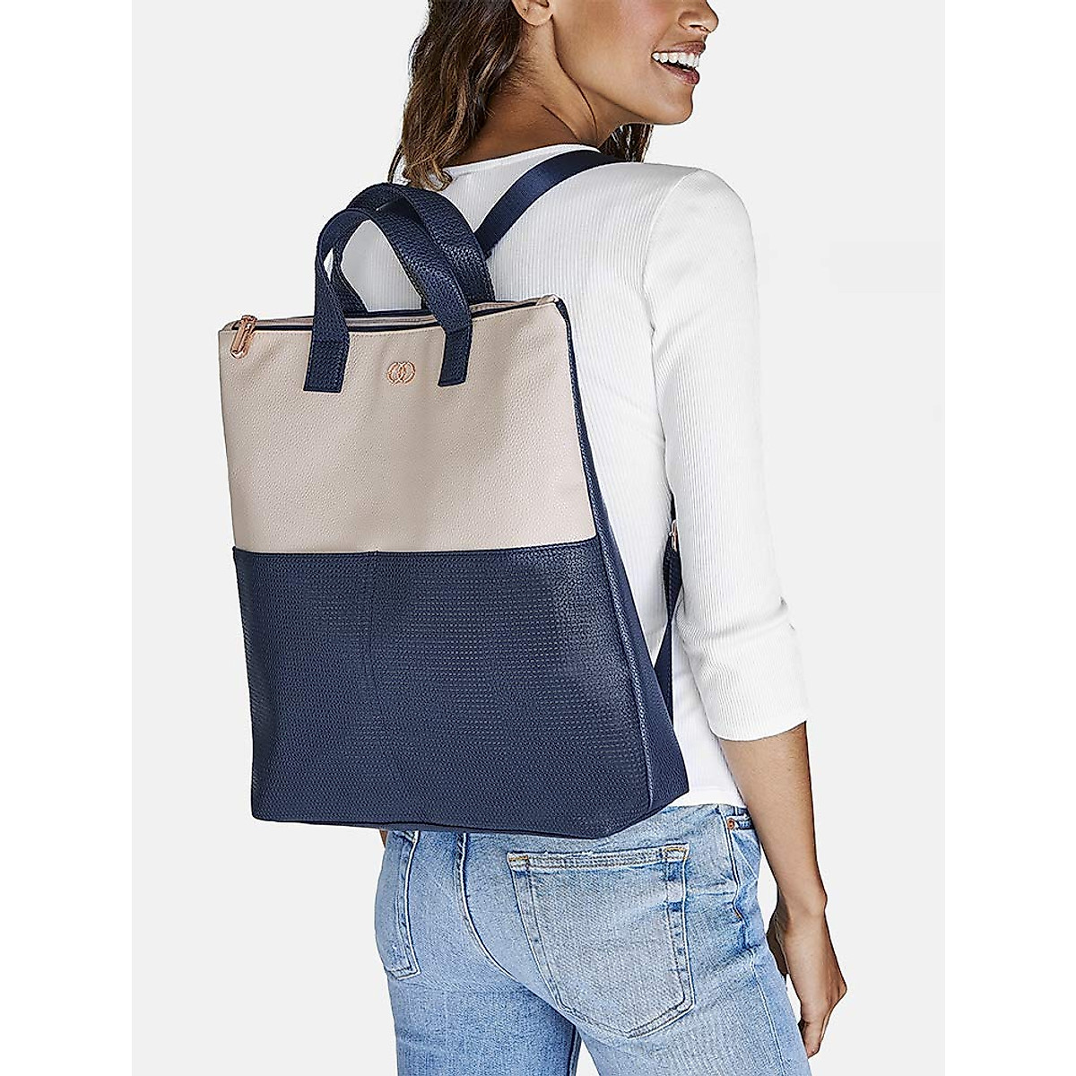 Caboodles Life & Style Essential Tote Bag, Padded Computer Bag with Easy Access Pockets, Multicolor