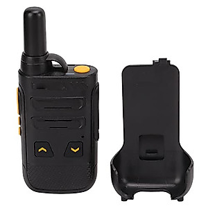Small 2 Way Radio, Range MiniWalkieTalkies 16 Channels AC100240V UHF400470MHz for Camping Hiking Playing (US Plug)