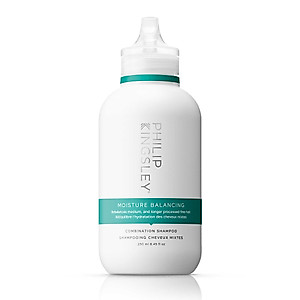 Philip Kingsley Moisture Balancing Combination Shampoo Hydrating for Dry Oily Hair, Hydration Anti-Frizz Anti-Oxidant Shampoo Gentle Cleansing Hydrates Adds Shine, 8.45 oz