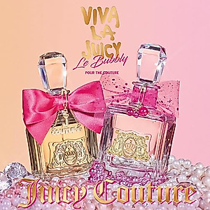 Juicy Couture Viva La Juicy Le Bubbly Eau De Parfum, Travel Size Luxury Women's Perfume with Notes of Champagne Inspired Pink Berries, Gardenia, Jasmine & Amber - Fruity & Sweet, EDP Spray, 0.33 Fl Oz