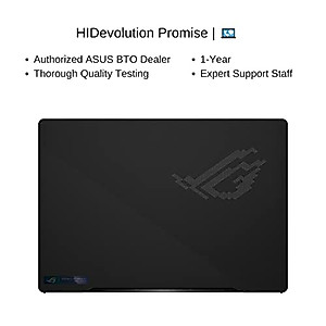 HIDevolution [2023] ASUS ROG Zephyrus M16 GU604VI 16" QHD+ 240Hz, 2.6 GHz i9-13900H, RTX 4070, 32 GB DDR5 RAM, 2 TB PCIe SSD, Windows 11 Home