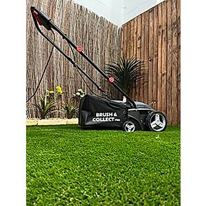 Artificial Turf Electric Power Sweeper/Ceaning Broom. Brush & Collect Pro-USA