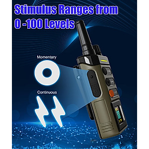 XDOGKUB Dog Shock Collar - 5200FT Dog Training Collar with Remote, IPX7 Waterproof Electric Collar and Remote with 4 Training Modes, Security Lock, Rechargeable e-Collar for All Breeds, Sizes