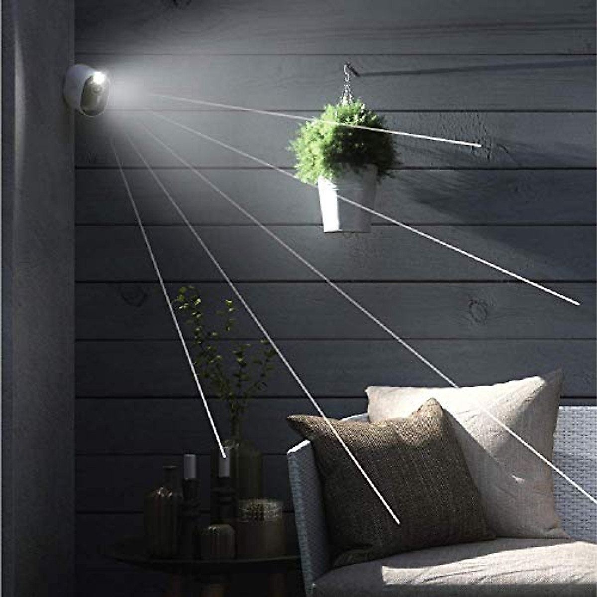 Arlo Ultra - 4K UHD Wire-Free Security 3 Camera System | Indoor/Outdoor with Color Night Vision, 180° View, 2-Way Audio, Spotlight, Siren | Works with Alexa and Homekit | (VMS534)