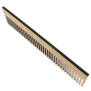 LQ Industrial Aquarium Filter Comb 22.7 x 5 cm Black Acrylic Aquarium Overflow Comb Fish Tank Flow Weir Comb for Avoid Fish Overflow