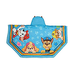 Franco Paw Patrol Kids Bedding Plush Snuggle Wrap Hooded Blanket, 31" x 54", (Official) Nickelodeon Product