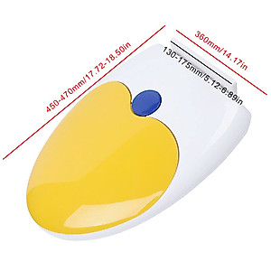 DNYSYSJ Toilet Seat with Built-in Child Seat, V-Type Toddlers/Adult Toilet Seat, Potty Training Seat (V type 1/Yellow)