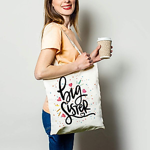 FORBIDDEN PAPER Wayan gift Lovely Wayan natural cotton reusable tote bag Best Sister eco-friendly shopping bag Backpack Shoulder bag Birthday Christmas gift