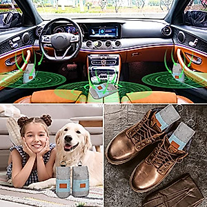 6 Pack Nature Fresh Charcoal Air Purifying Bag Charcoal Bags Odor Absorber, Closet Deodorizer Smoke Closet Car Fridge Shoe Dog Odor Bathroom Gym Refreshers Eliminator, Work From Home Essentials.